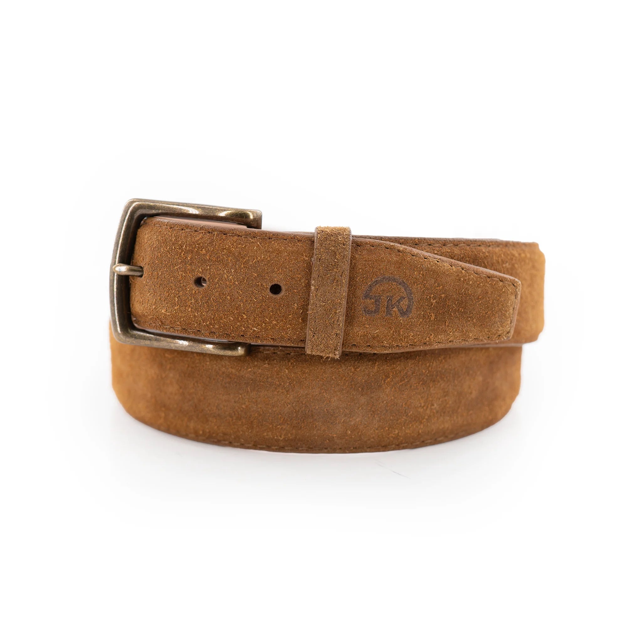The Buck Belt - Dune Waxed Suede – JK Western